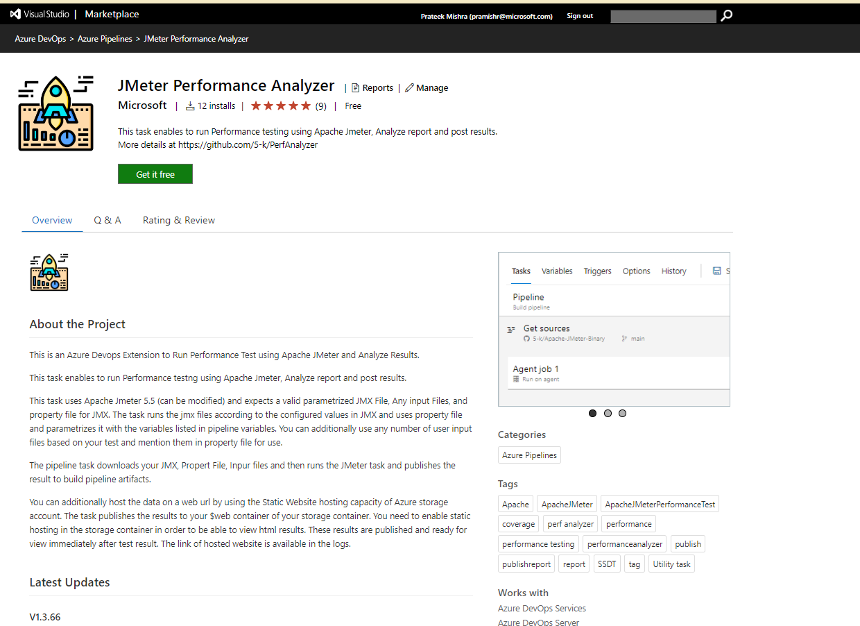 JMeter Performance Analyzer - Visual Studio Marketplace